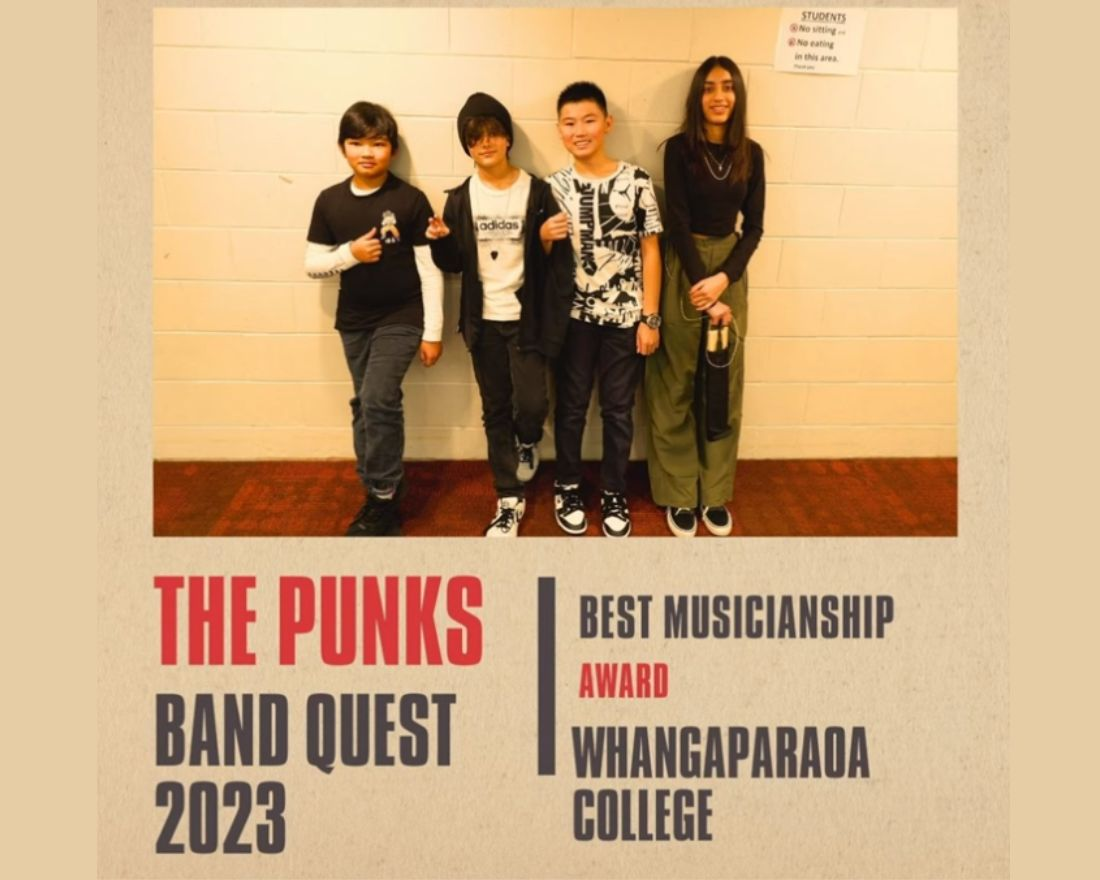 The WGP Punks - Winners of Best Musicianship Award at BandQuest